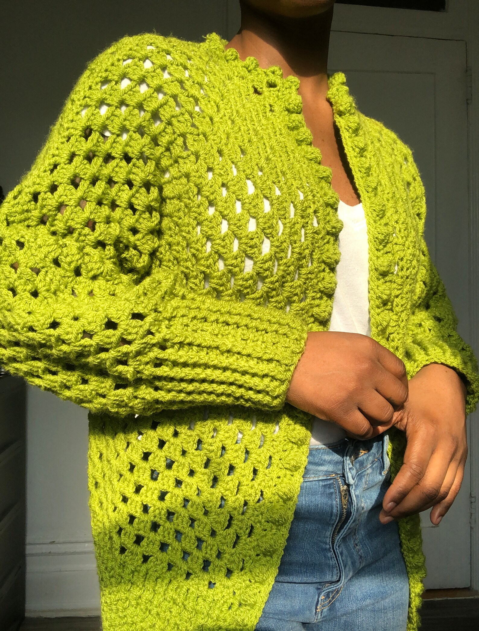 Crochet Hex Cardigan Pattern PDF INSTANT DOWNLOAD video - Etsy