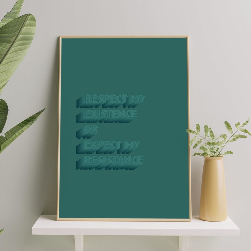 Respect Poster - Etsy