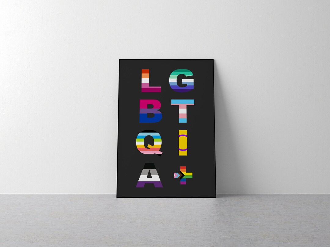 INSTANT DOWNLOAD LGBTQIA+ Flags Wall Art | Lgbtq Poster | Inclusive ...