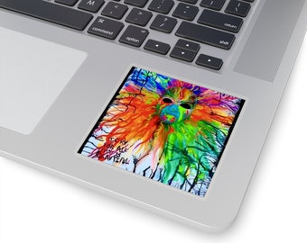 Frightened Rabbit Sticker Original Art Tiny Changes Vinyl Stickers - Etsy