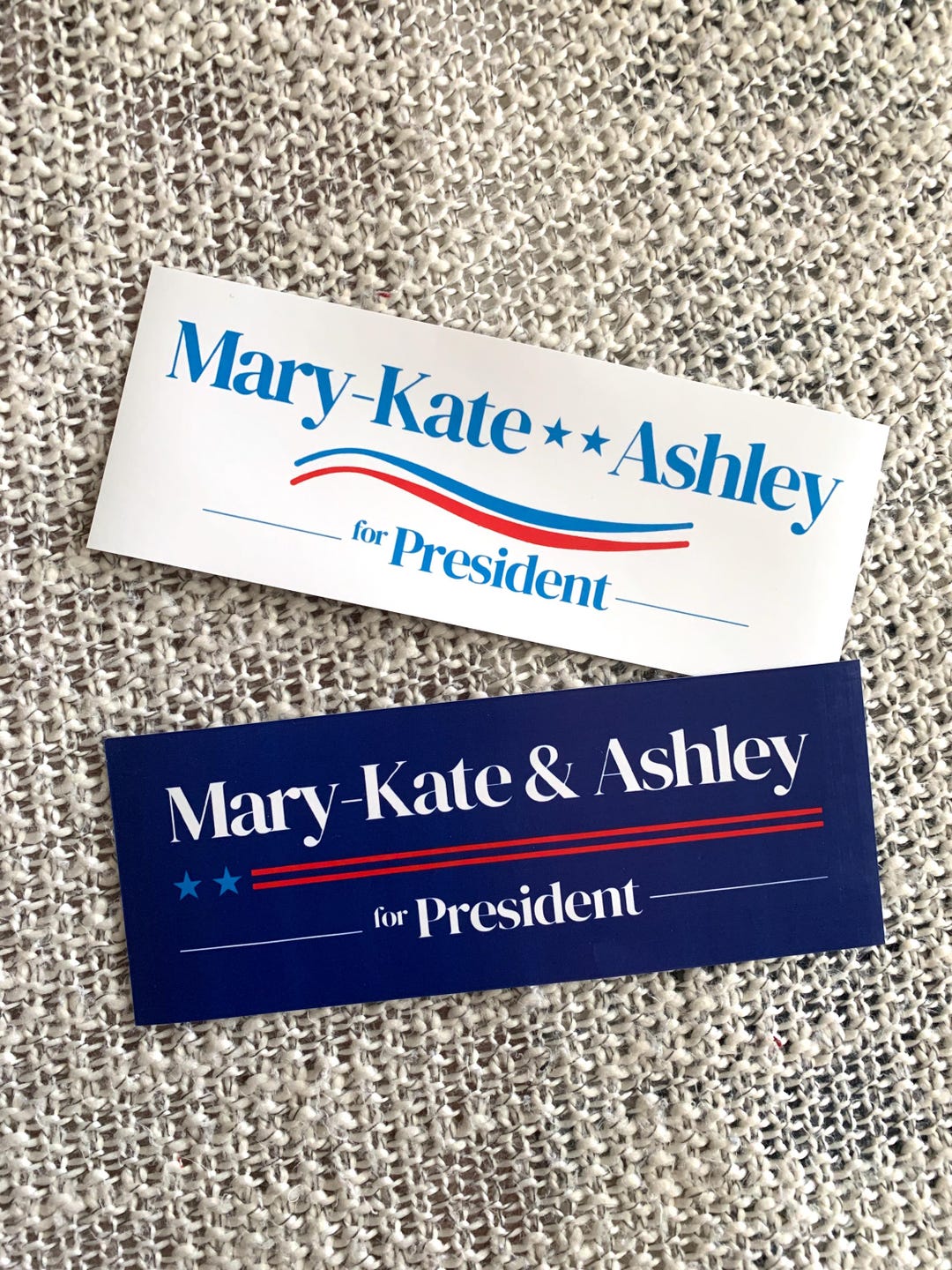 Mary-kate and Ashley for President, Olsen Twins Bumper Sticker Funny ...