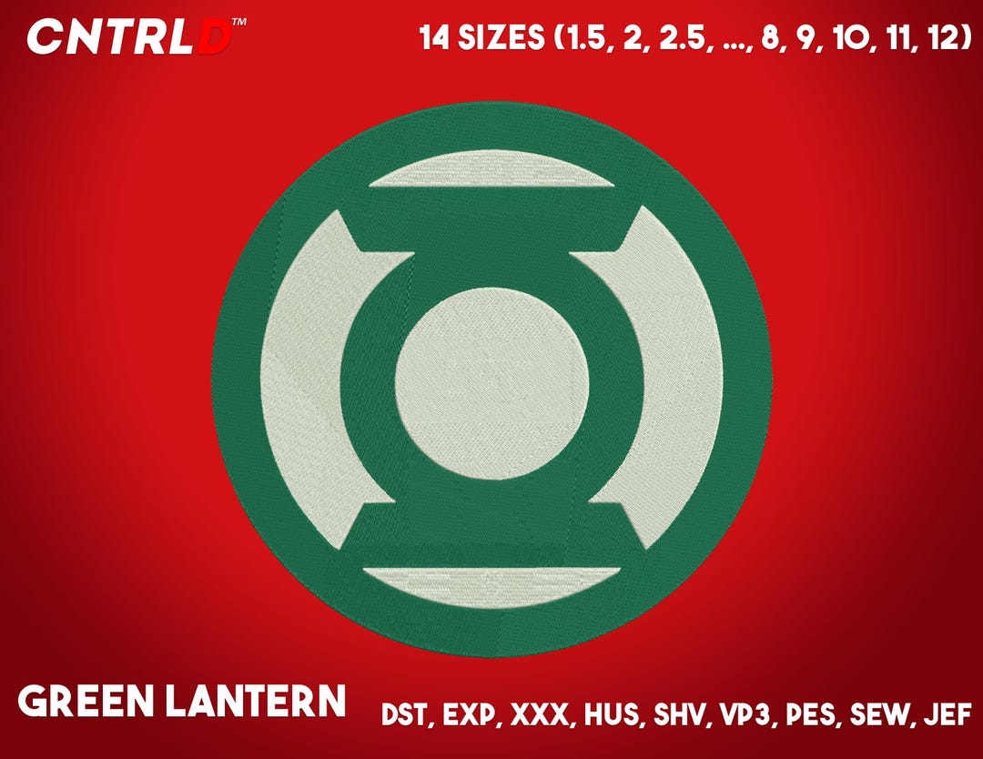 Superhero Inspired Machine Embroidery Design File dst Exp Xxx Hus Shv ...