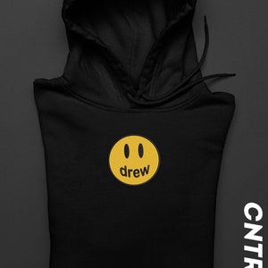 Drew Smiley Face Justin Bieber Streetwear Hypebeast Embroidery Design ...