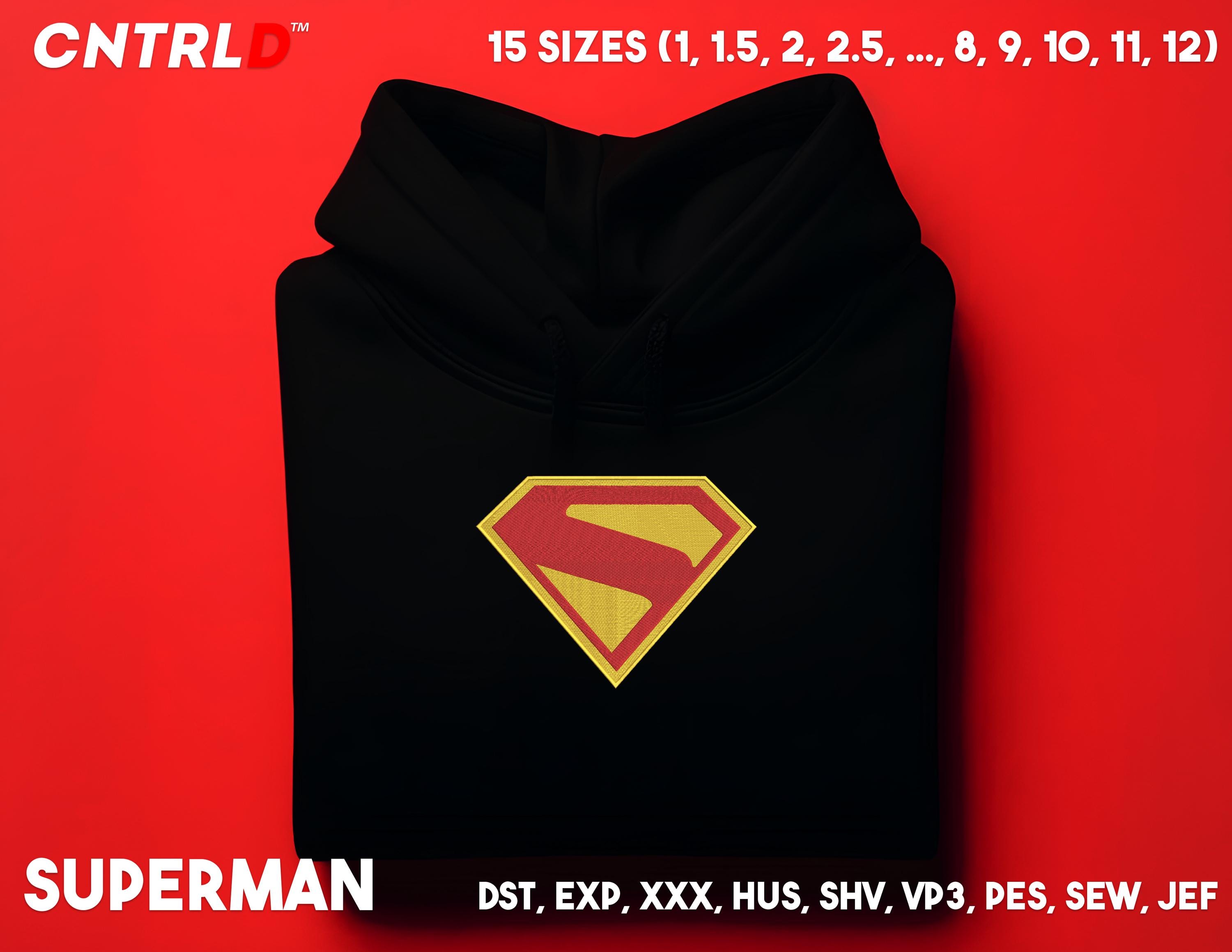 Superhero Inspired Machine Embroidery Design File (dst Exp Xxx Hus Shv ...