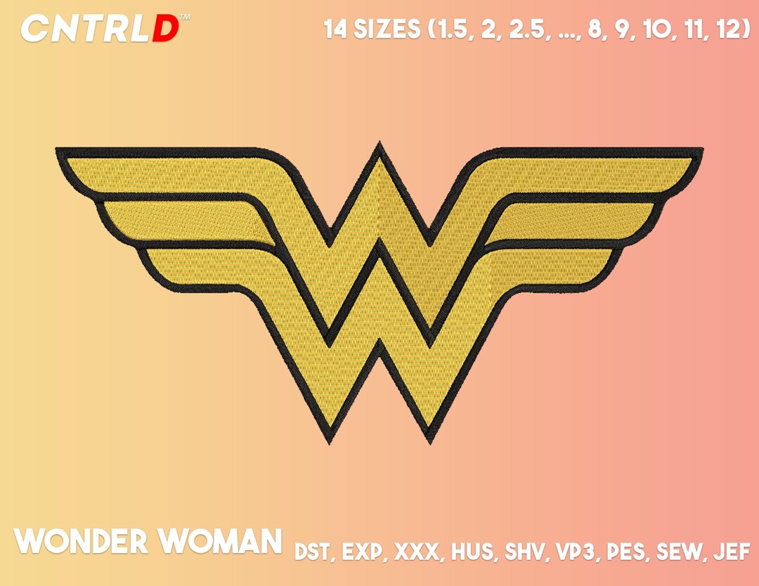 Superhero Inspired Machine Embroidery Design File dst Exp Xxx Hus Shv ...