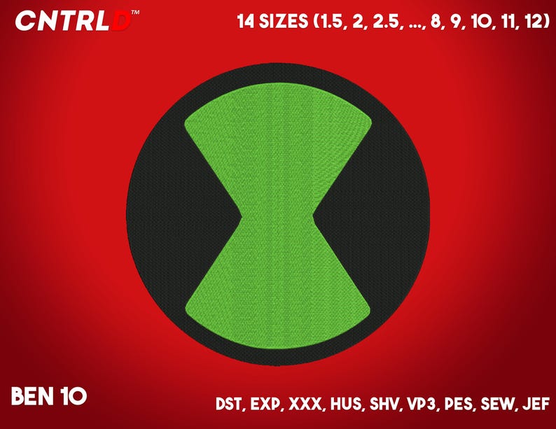 Superhero Inspired Machine Embroidery Design File (dst Exp Xxx Hus Shv ...