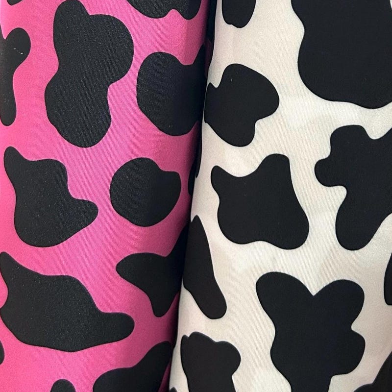 Cow Print Fabric - Etsy