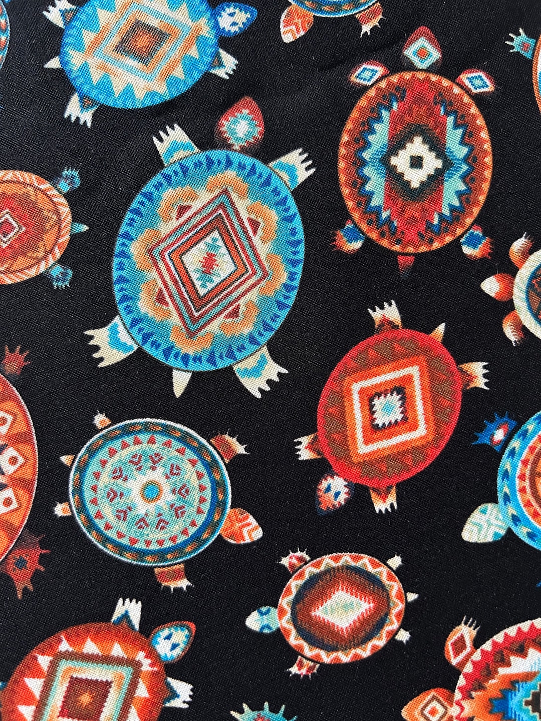 Sea Turtles Cotton Fabric: Quilting & Craft Fabric by the Yard - Etsy
