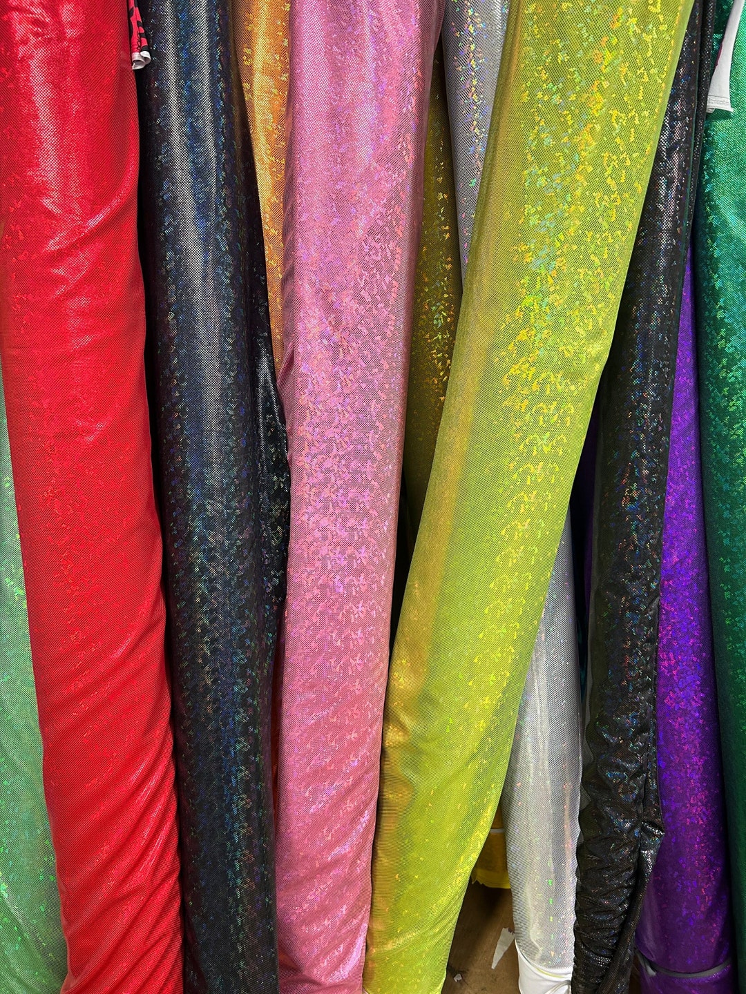 Holographic Spandex Fabric: 4-way Stretch Dancewear, Bathing Suit ...