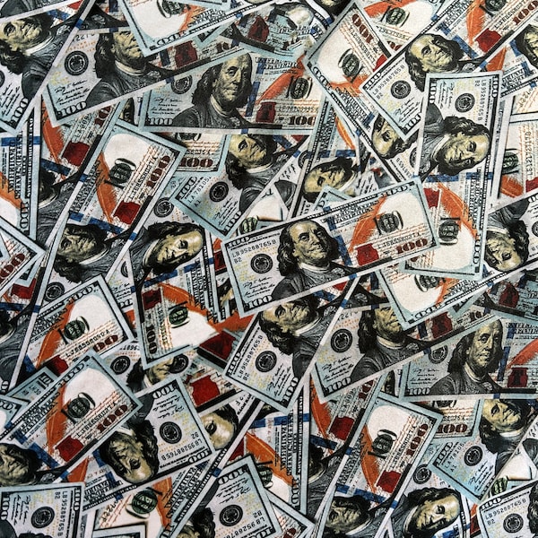 Money Print Fabric - Etsy