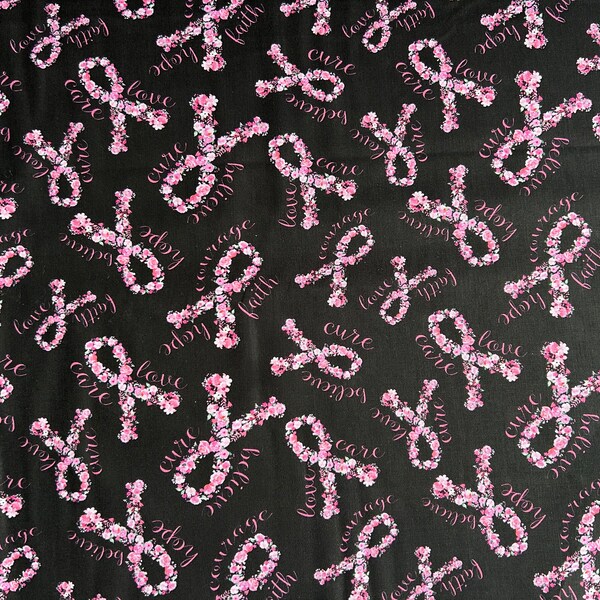 Breast Cancer Fabric - Etsy