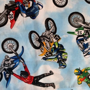 MOTORCYCLE PRINT FABRIC - Cotton Print Fabric by the Yard - Timeless ...