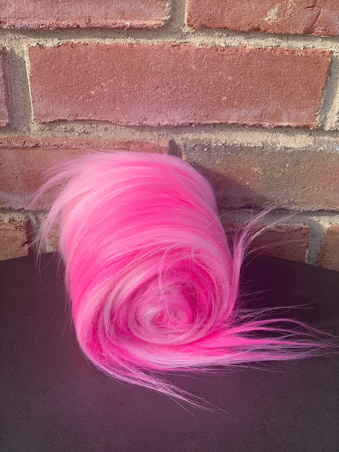 FAUX FUR TRIM - Pink Precut Faux Fur Trim by the Yard - Fur for Slides ...