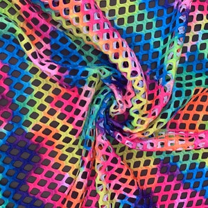 STRETCH MESH FABRIC - Mesh Fabric by the Yard - Cabaret Stretch Mesh ...