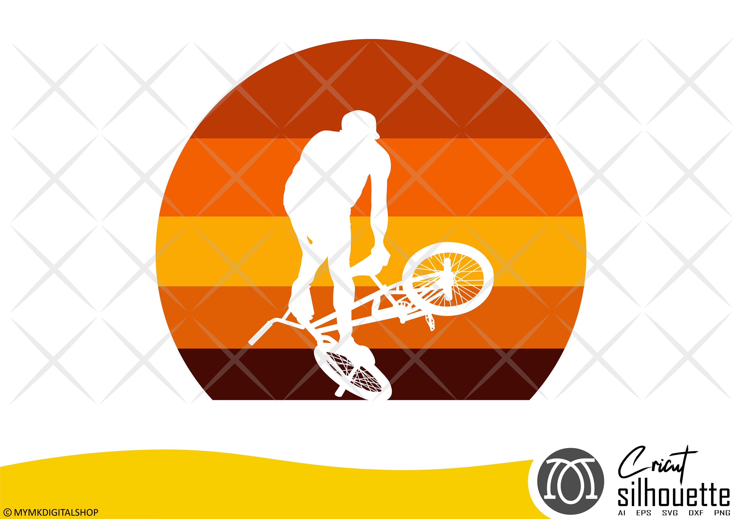 Mtb Svg MTB Mountain Bike Svg Silhouette Cycling Svg | Etsy