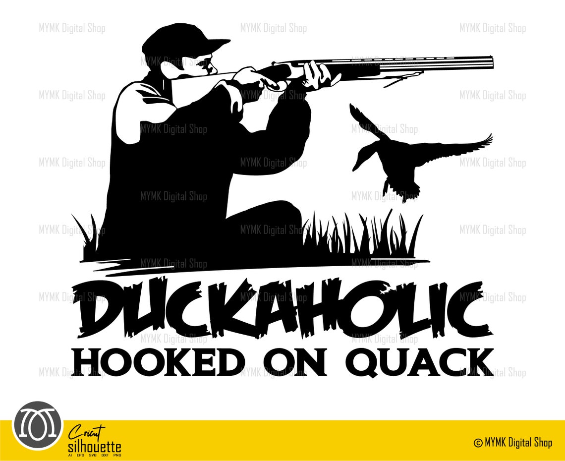 Duck Hunting Svg Duckaholic Duck Png Duck Svg Hunting Png - Etsy