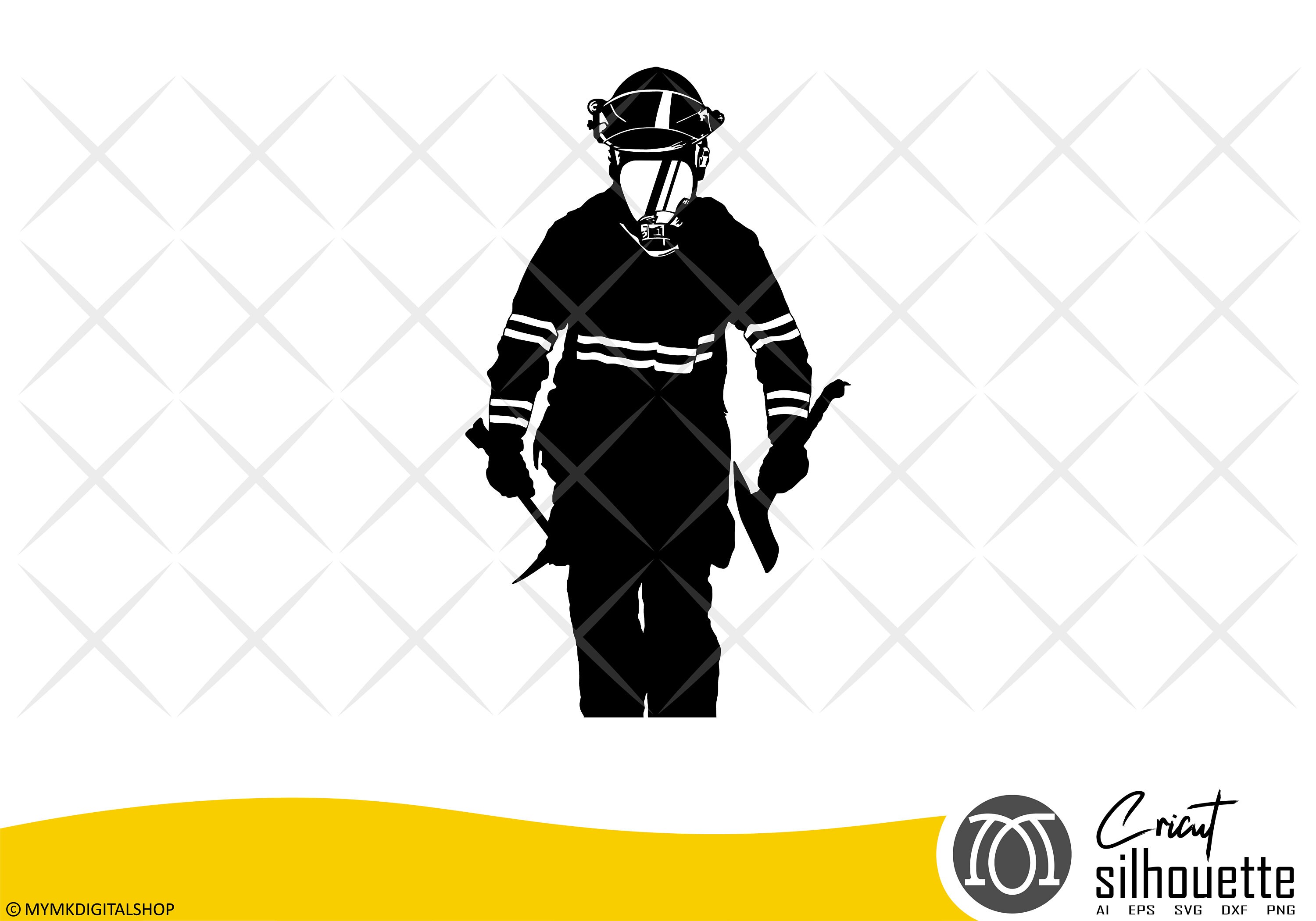 Firefighter Fireman Svg File Fireman Svg Firefighter Svg - Etsy