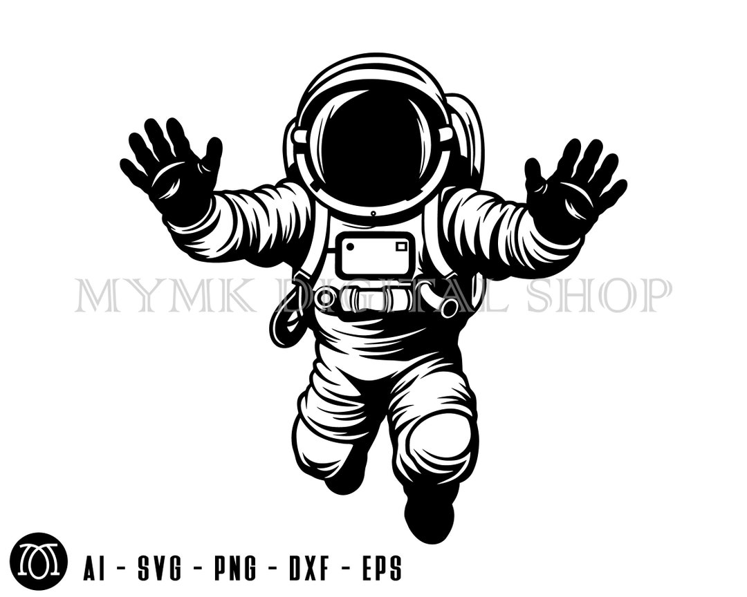 Astronaut Waving Svg, Astronaut Svg, Png, Cricut, Dxf, Clipart, for ...