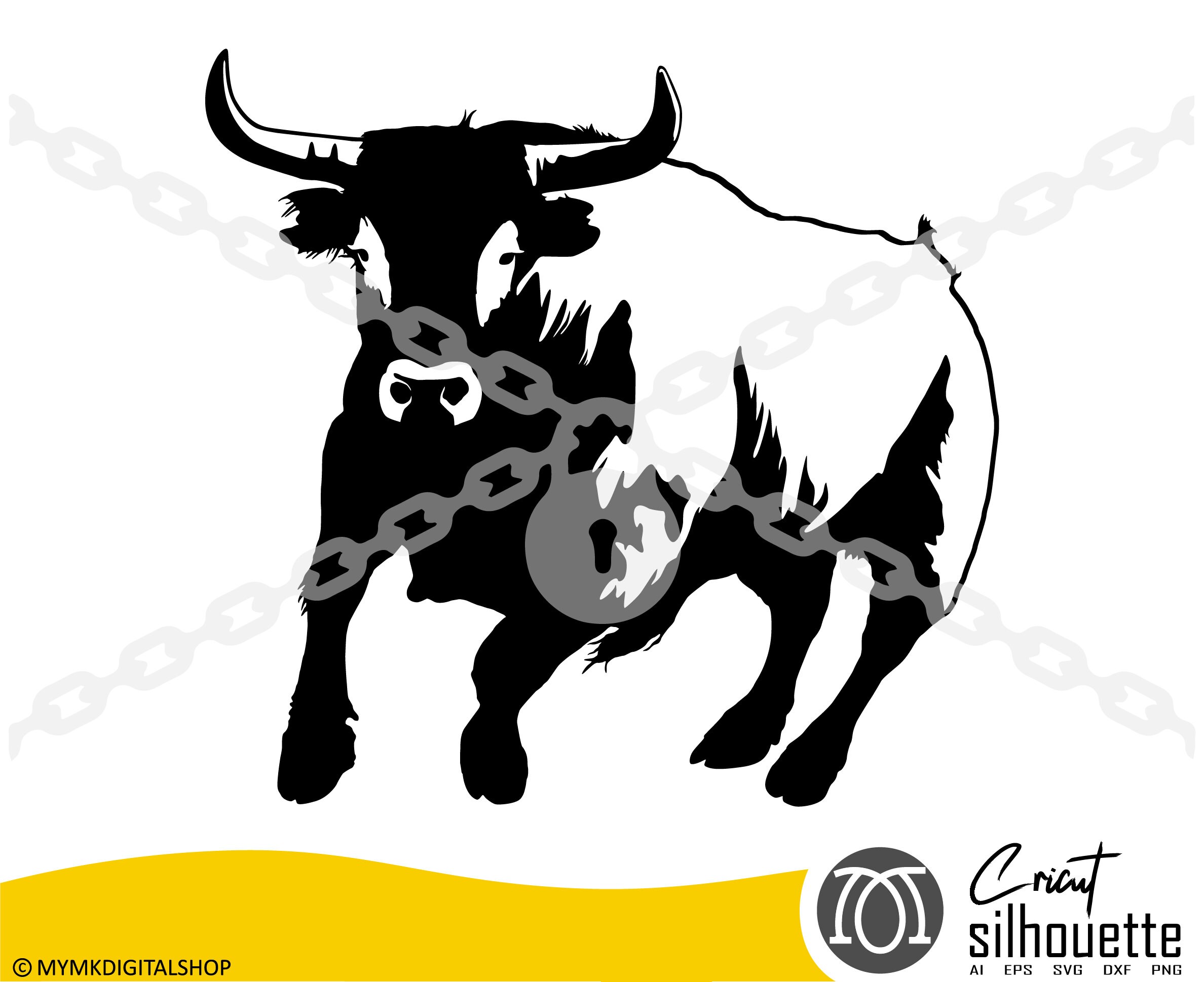 Bull Svg Show Steer Svg Cow Svg Svg Png Cricut Dxf - Etsy