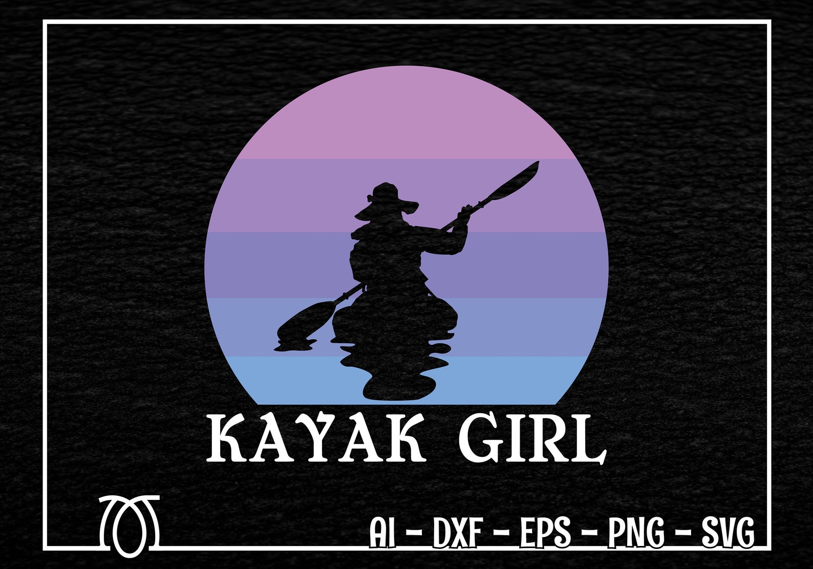 Kayak svg kayaking svg kayak girl kayaker svg summer svg | Etsy