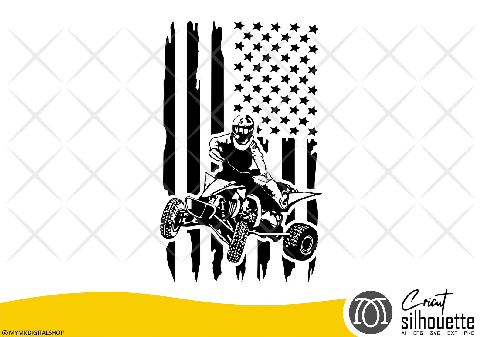 Mud Riding Atv US Flag Svg File Atv Svg Quad Riding Svg | Etsy Australia