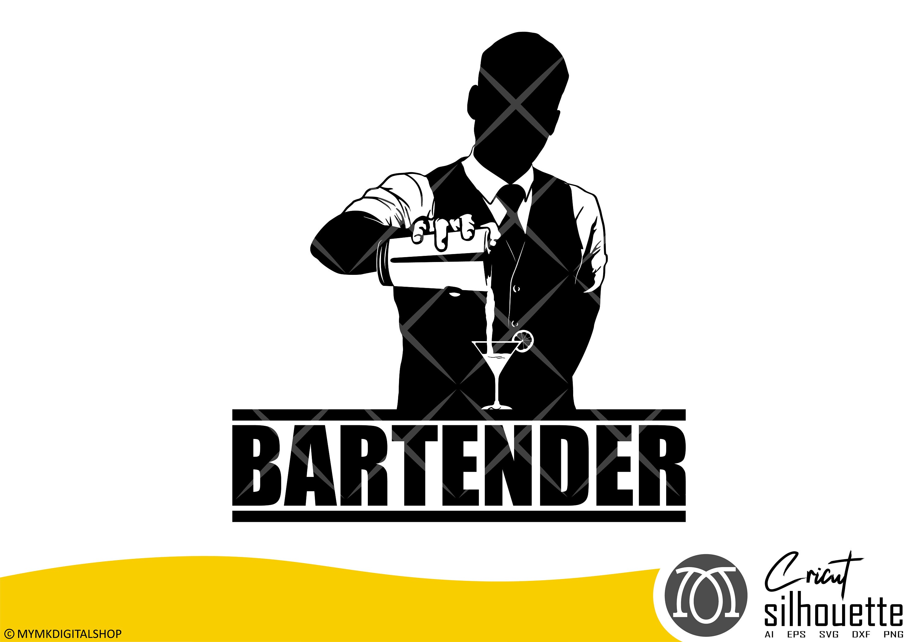 Bartender Svg Bartender Bar Svg Svg Png Cricutm Dxf | Etsy Canada