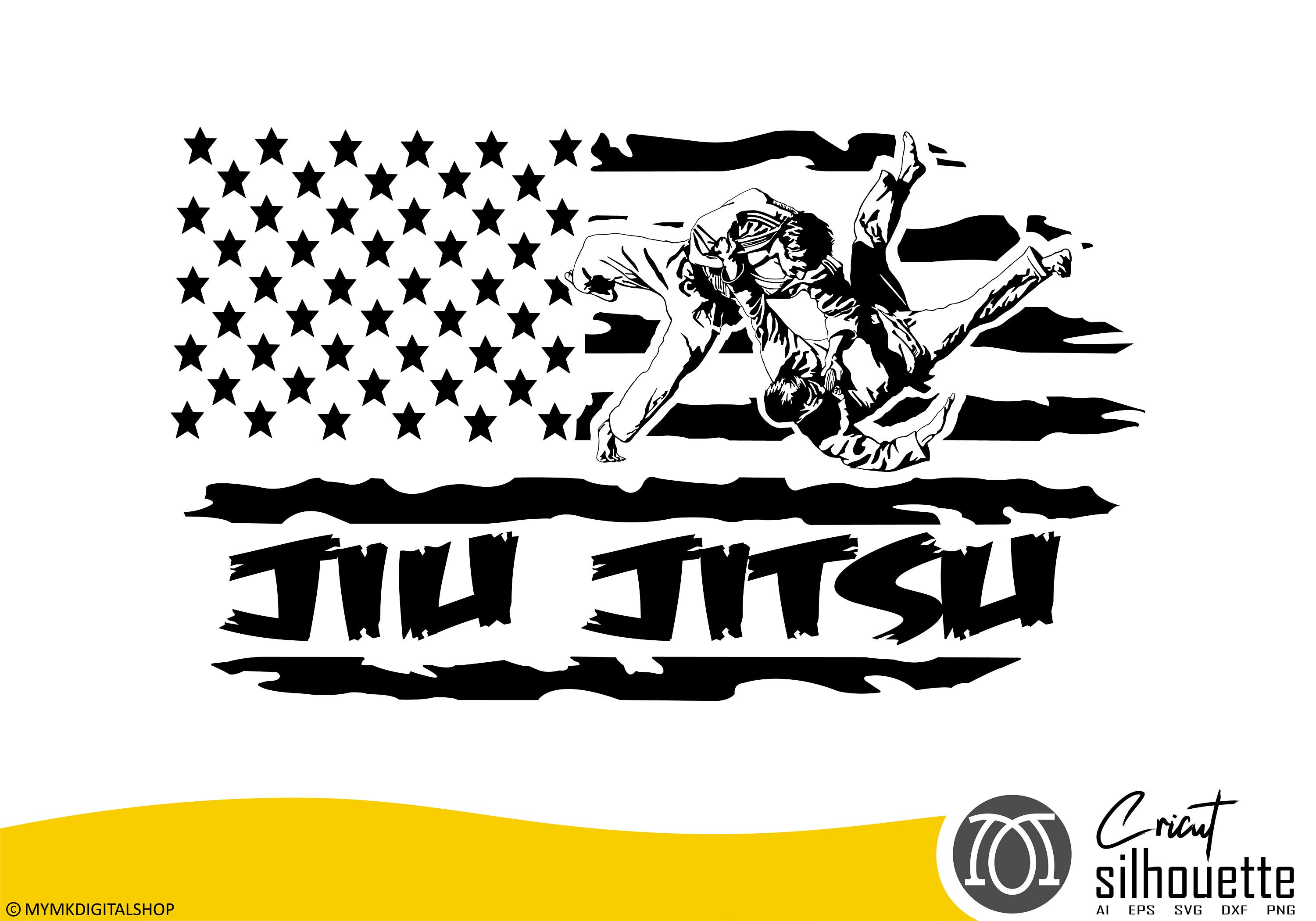 Jiu jitsu svg flag jiujitsu martial arts svg karate svg | Etsy