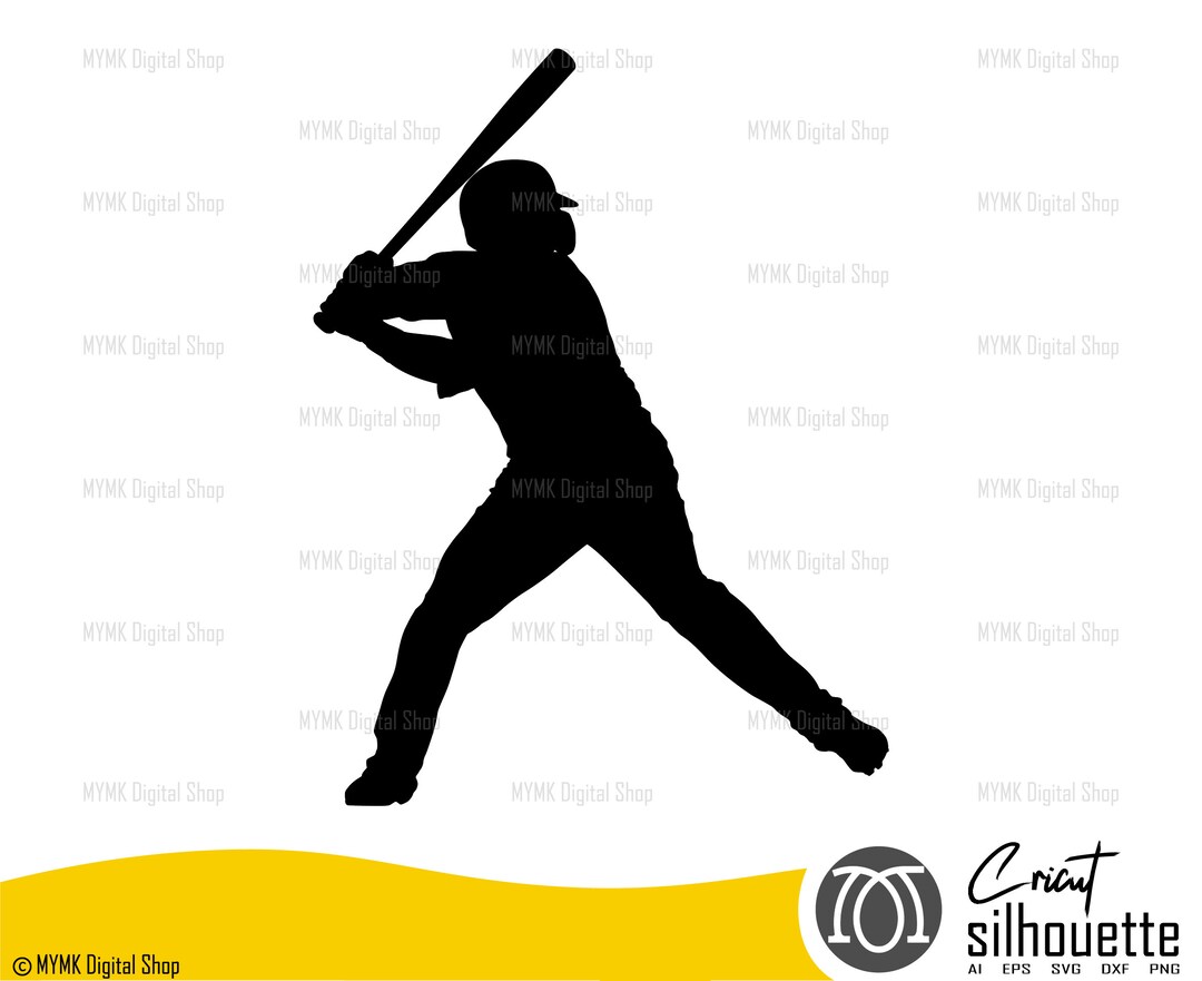 Baseball Batter Svg Vector Baseball Svg Softball Svg Svg - Etsy