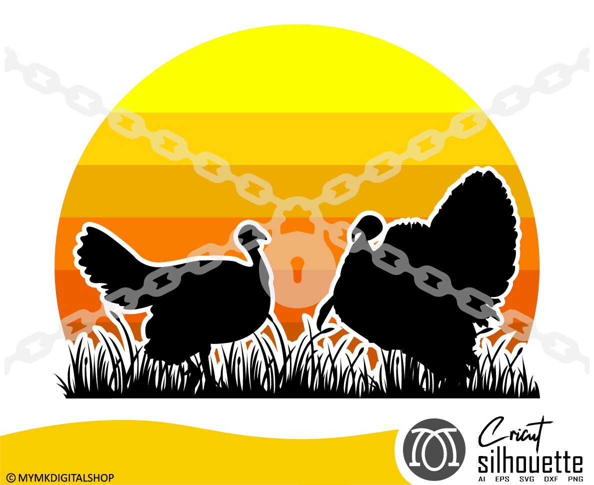 Turkey Hunting Svg Silhouette Turkey Svg Hunting Svg Cut - Etsy