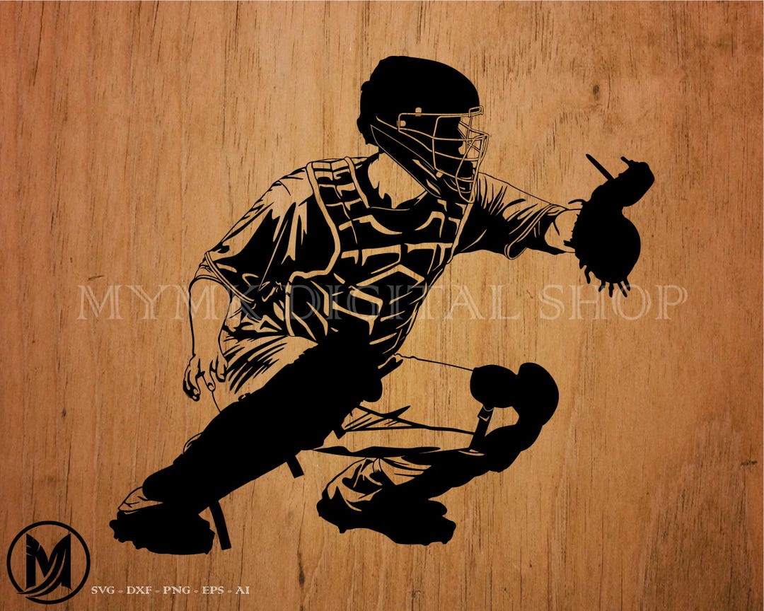Baseball Catcher, Baseball Svg, Softball Svg - Etsy