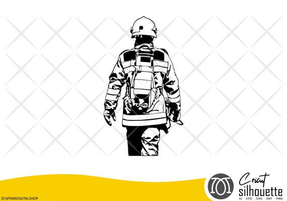 Fireman Svg Firefighter Svg Fire Responder Svg Svg Png | Etsy