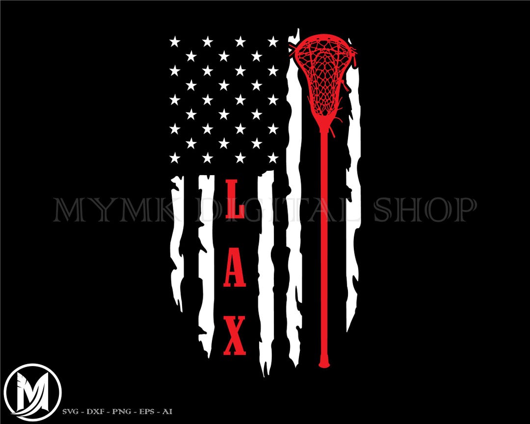 Lacrosse Svg, LAX Stick US Flag Svg, Svg, Png, Cricut, Dxf, Clipart ...