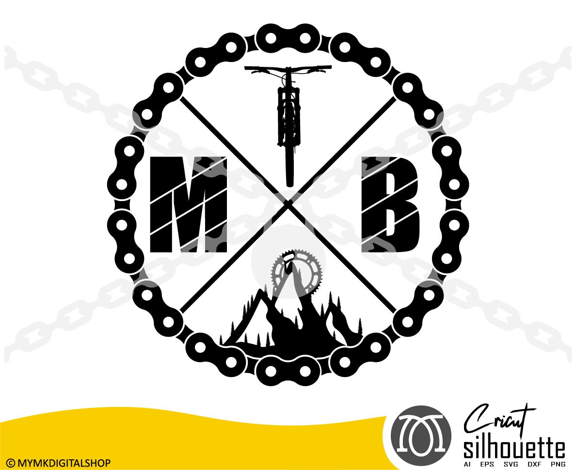 MTB Chain Circle Svg File Mtb Svg Bike Svg Trail Svg Svg - Etsy