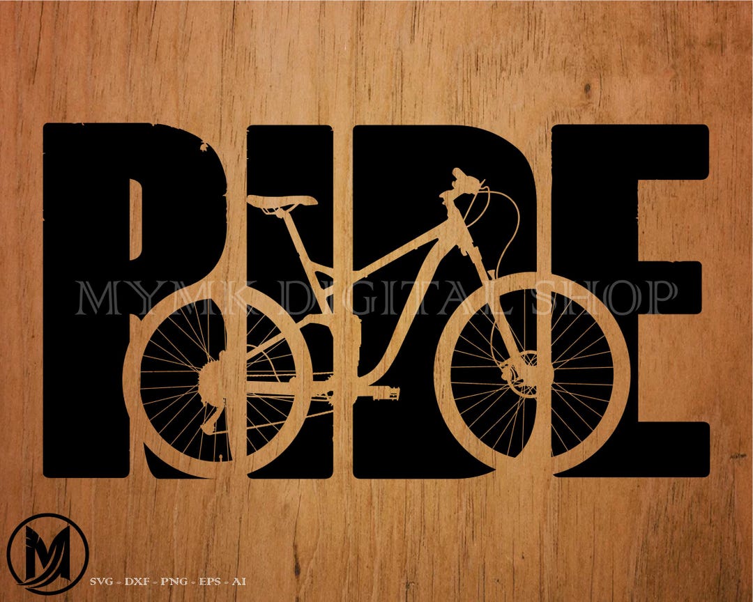 Mtb Svg, RIDE 2, Mountain Bike Svg, Uphill, Cycling Svg, Bicycle Svg ...
