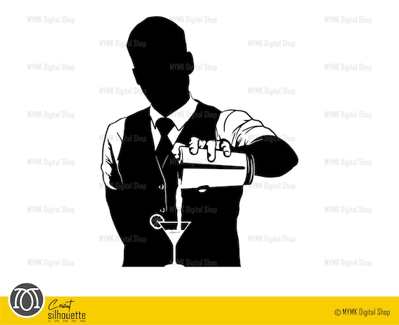 Bartender Clip Art Vector