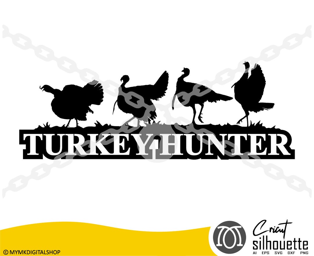 Turkey Hunting Svg Turkey Hunter Turkey Svg Hunting Svg - Etsy