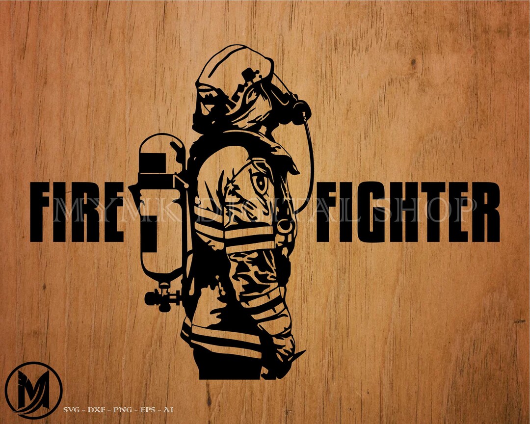 Firefighter Fireman Svg File, Fireman Svg, Firefighter Svg, Svg, Png ...