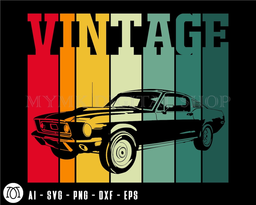 Car Svg, Vintage Car Svg, Svg, Cars Svg, Clipart, Cricut, Sports Car ...