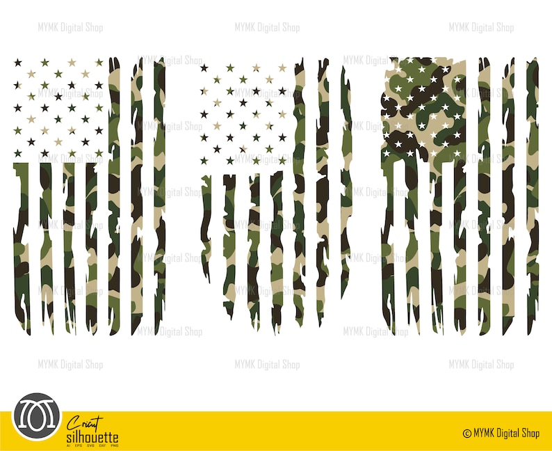 3 Camouflage US Flag Svg, US Flag Svg , Svg, Png, Cricut, Dxf, Clipart ...