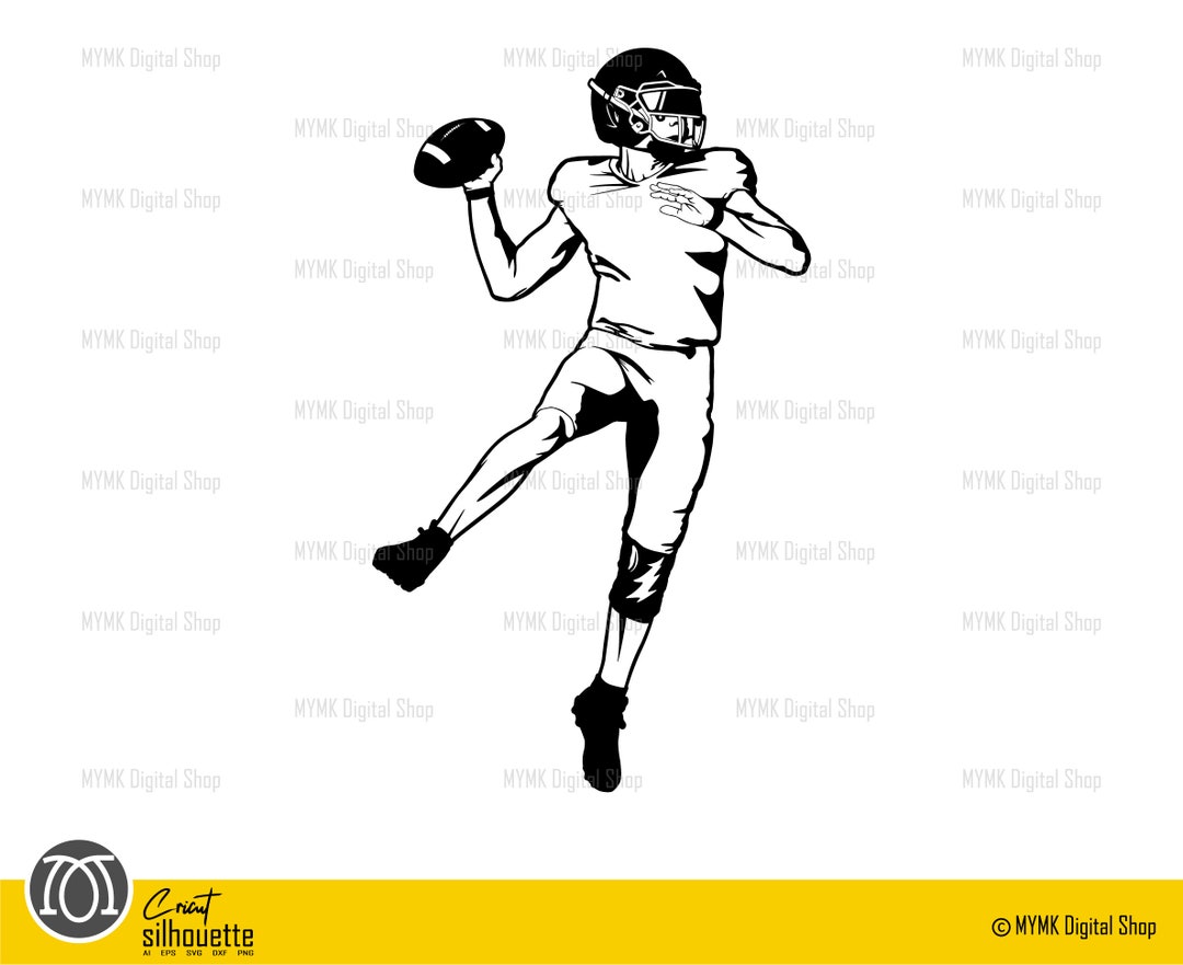 American Football Svg, Football Player 3 Svg, Football Svg, Svg, Png ...