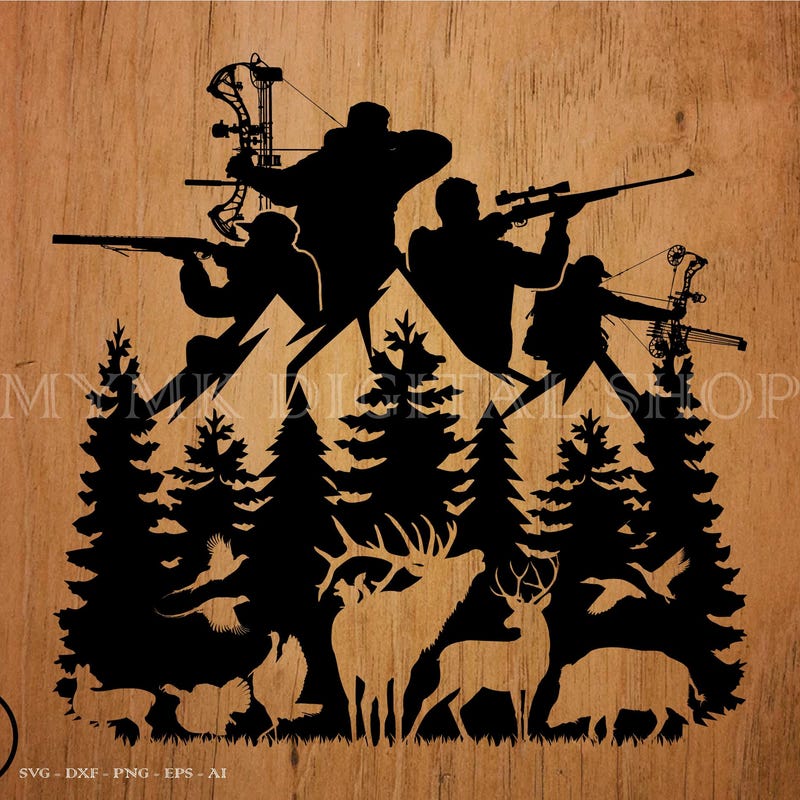 Hunting Svg - Etsy