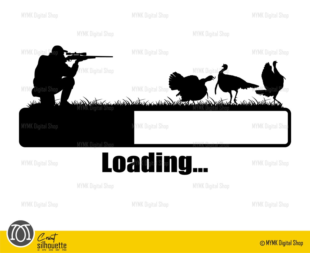 Turkey Hunting Svg,loading Svg, Turkey Svg, Cut File, Cricut File - Etsy