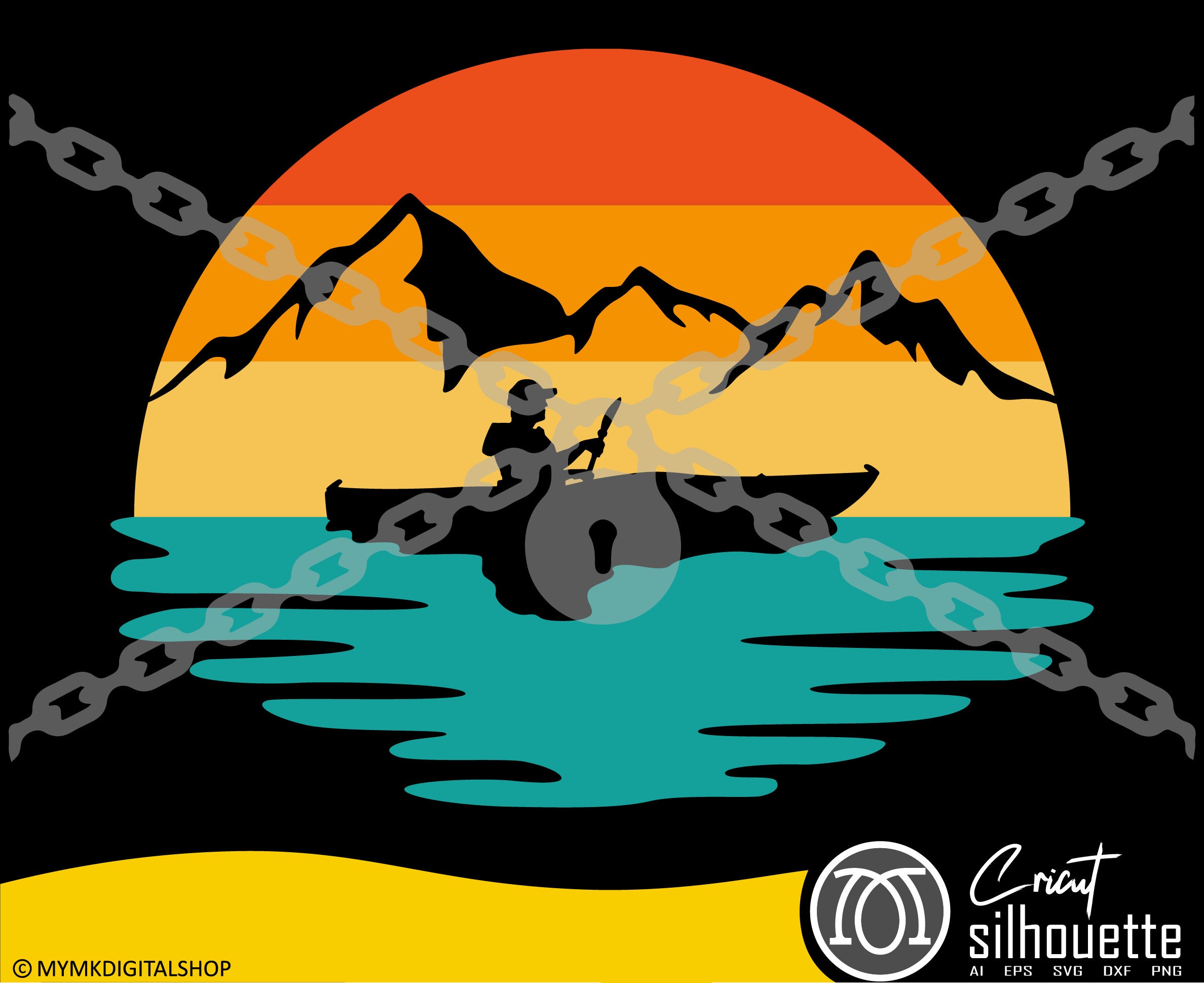 Kayak Svg Kayaking Svg Canoe Svg Svg Kayaker Svg Summer - Etsy