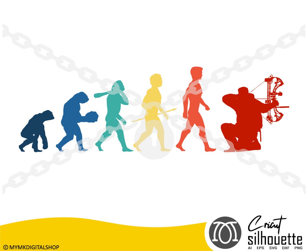 Hunting Svg, Bow Hunting Evolution, Deer Hunting Svg, Duck Hunting Svg ...