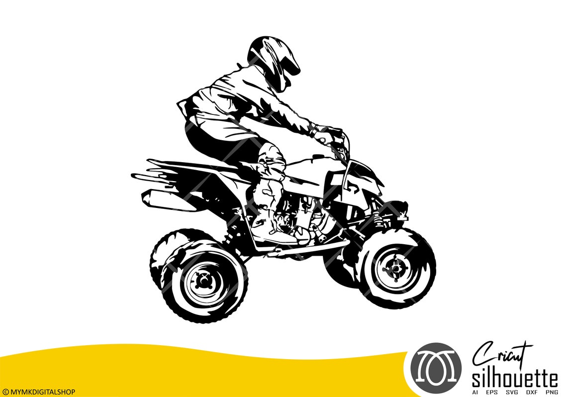 ATV Rider Svg File Atv Svg Atv Rider Svg Mud Riding Svg | Etsy