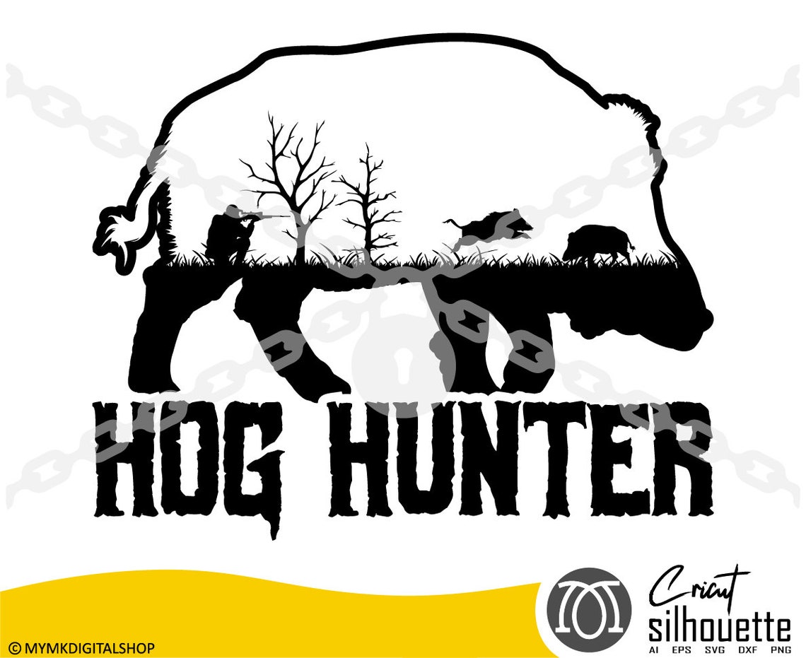 Hog Hunting Svg Hog Hunter Hunting Svg Boar Hunting Svg | Etsy Australia