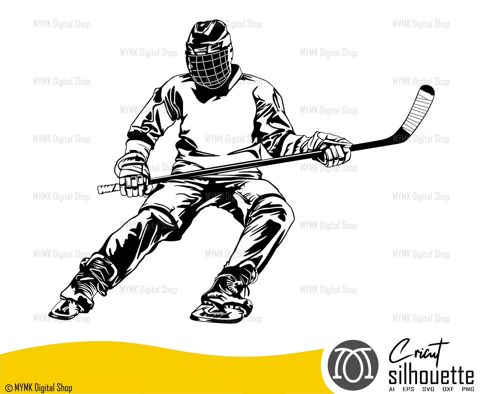 Ice Hockey Svg Detailed Vector Svg Hockey Svg Svg Png - Etsy