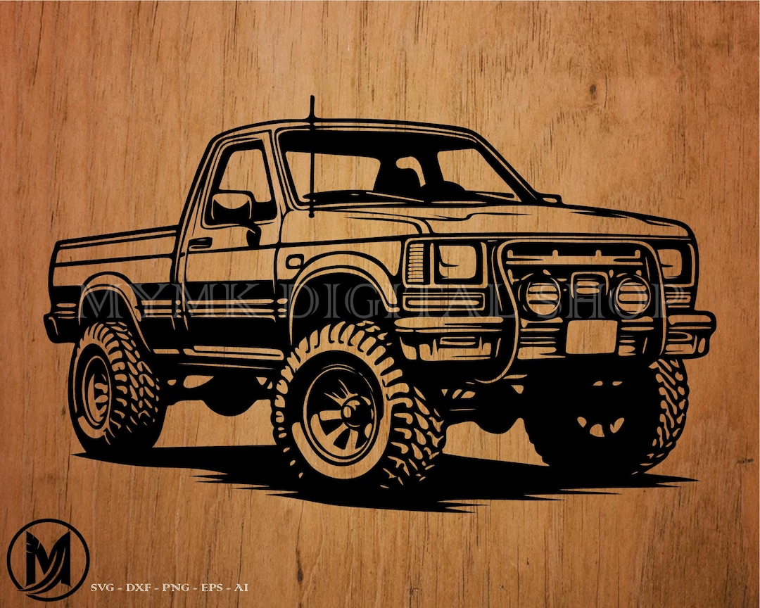 Pick-up Truck Svg, Offroad Svg, Svg, Png, Cricut, Dxf, Clipart, for ...