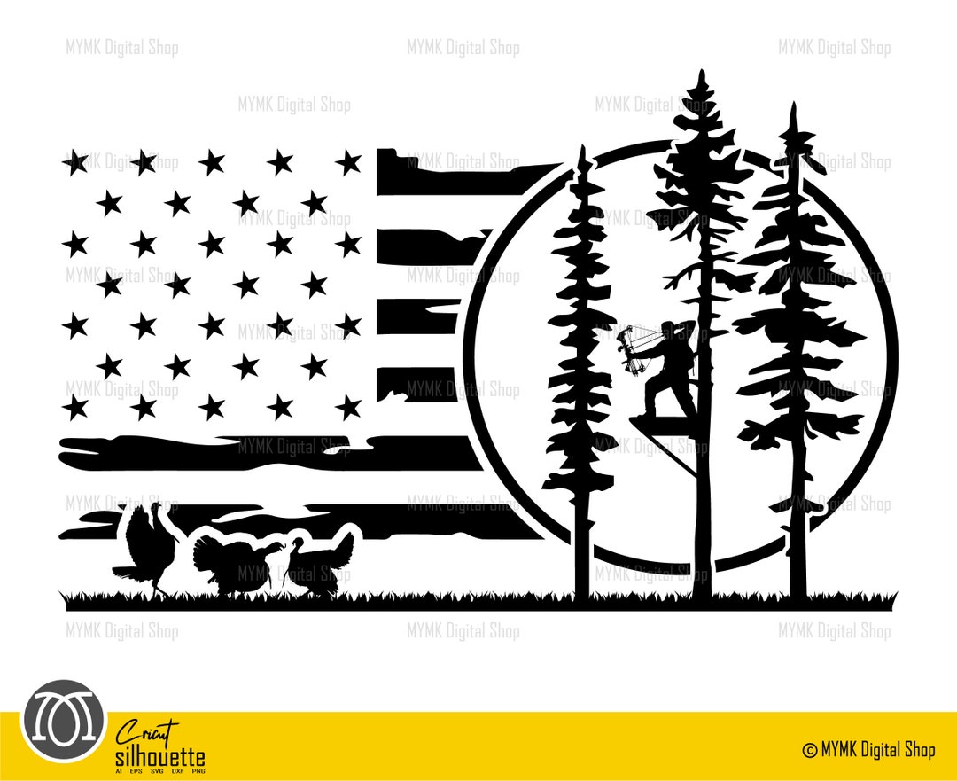 Turkey Hunting Svg, Open Field, Turkey Svg, Hunting Svg, Cut File, Svg ...
