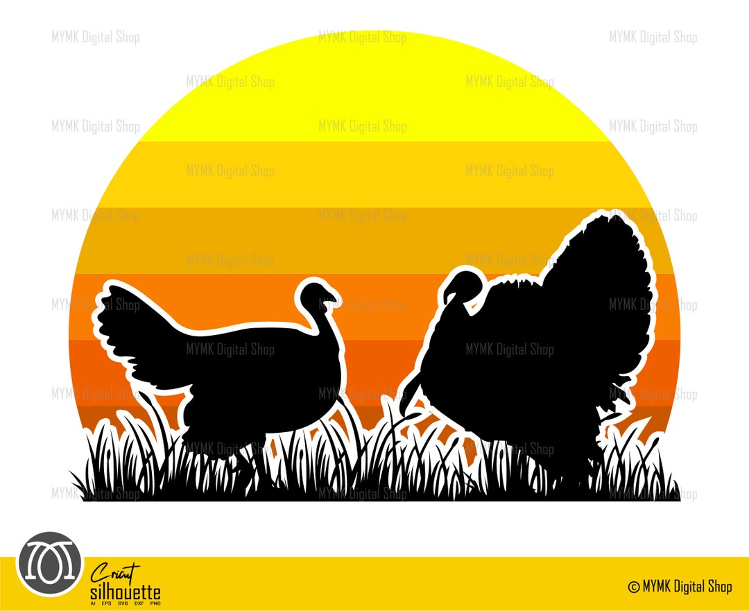 Turkey Hunting Svg, Silhouette, Turkey Svg, Hunting Svg, Cut File, Svg ...